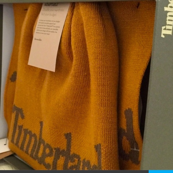 Timberland | Accessories | Timberland Reversible Scarf And Hat | Poshmark